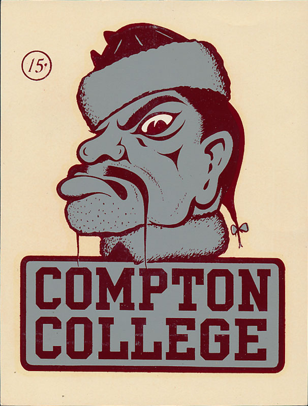 Compton College Tartars Decal