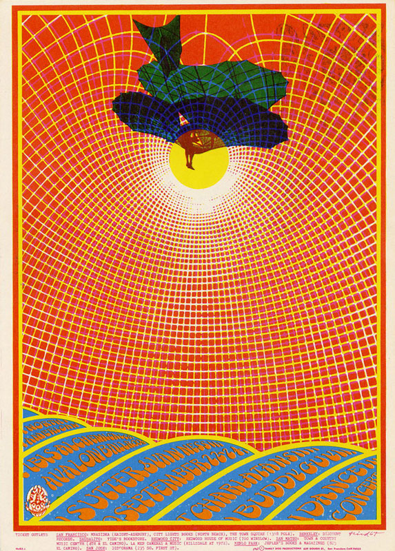 FD #83 1967 Charlatans Family Dog postcard - stamp back Robert Fried ...