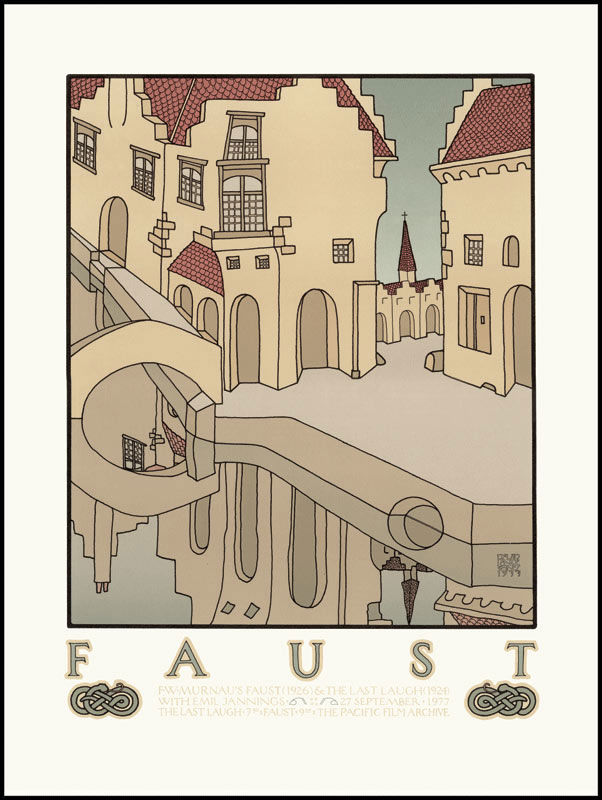 David Lance Goines Faust - F. W. Murnau Movie Poster