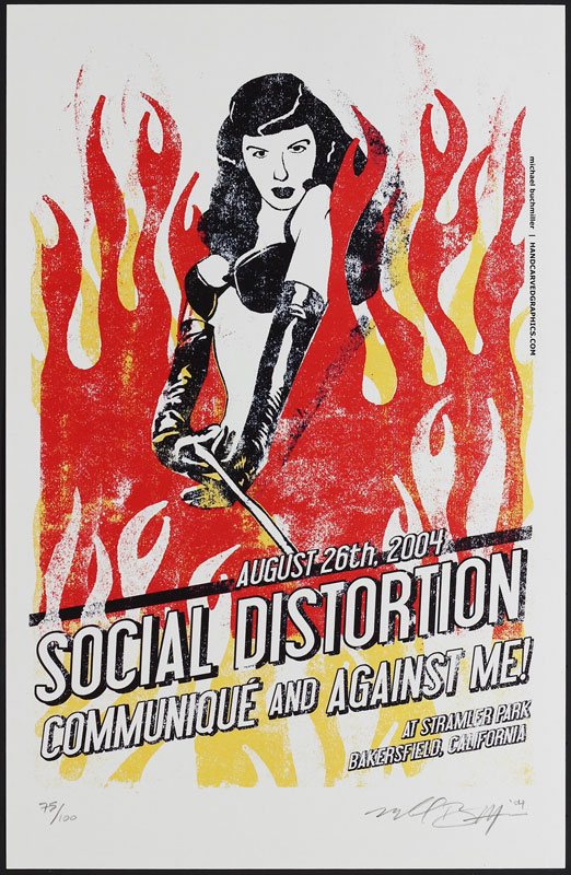 Michael Buchmiller Social Distortion Poster Michael Buchmiller Social Distortion Poster
